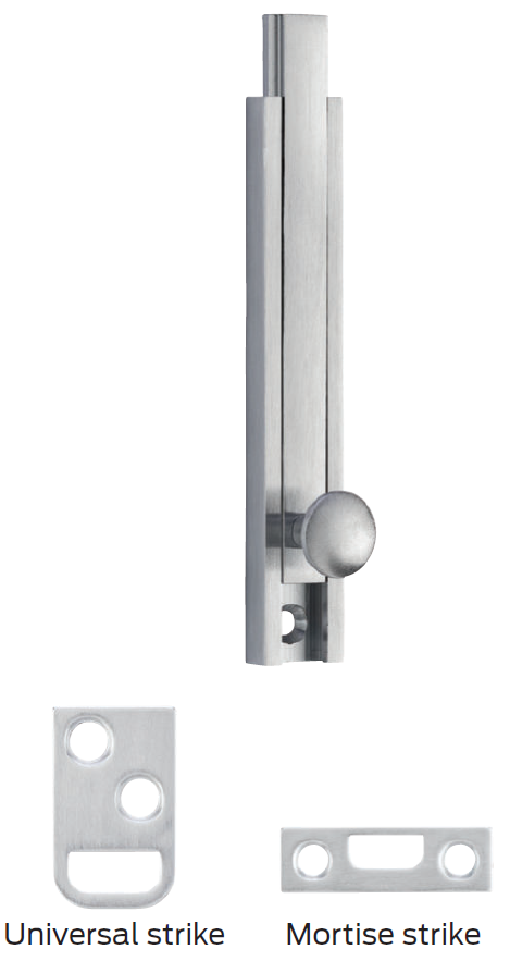 Ives 40 Surface Bolt - CookandBoardman.com